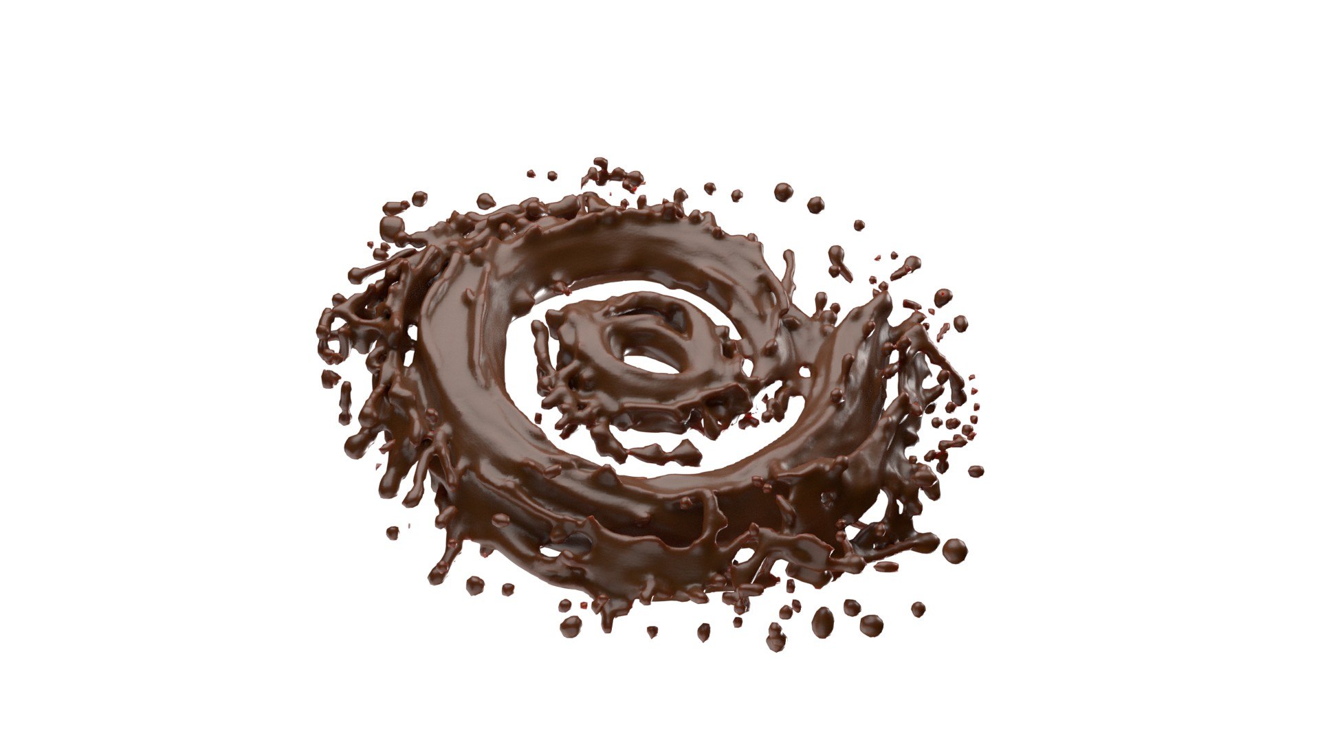 Free Chocolate Splash V27 3D Model - TurboSquid 2370712