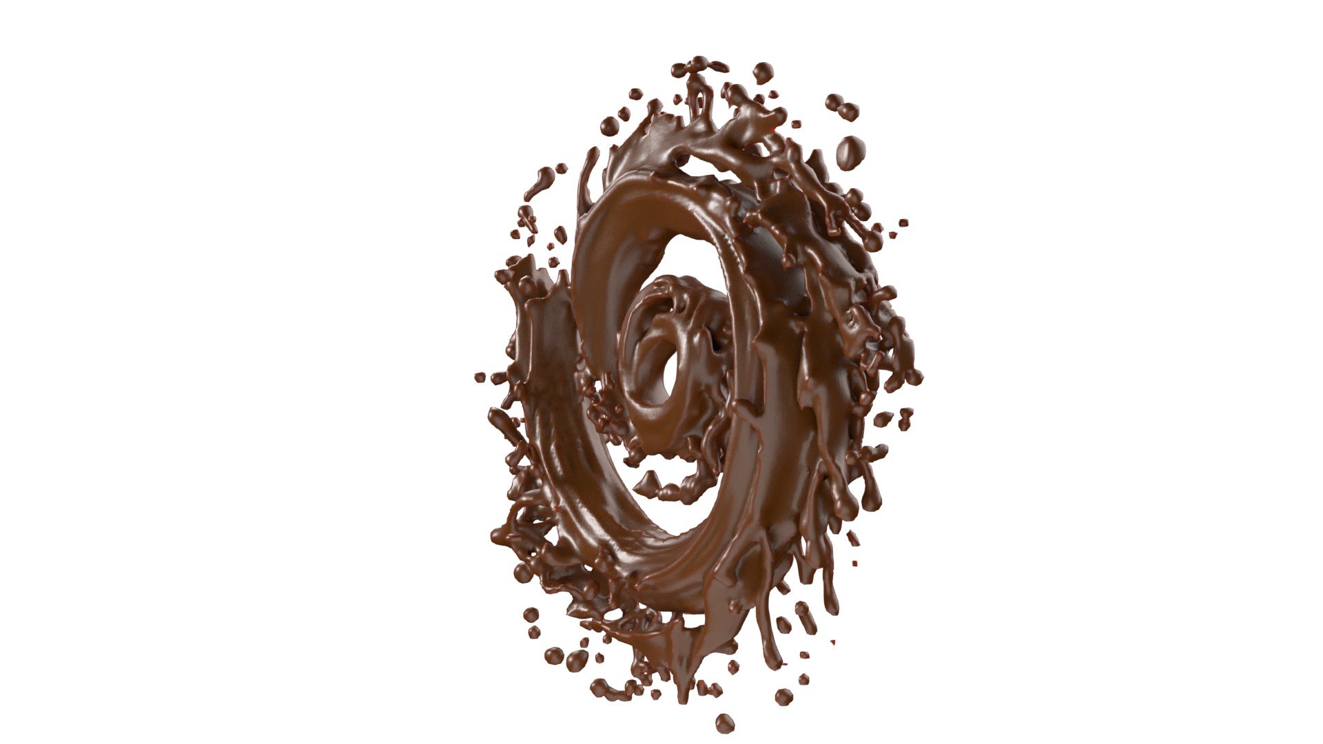 Free Chocolate Splash V27 3D Model - TurboSquid 2370712