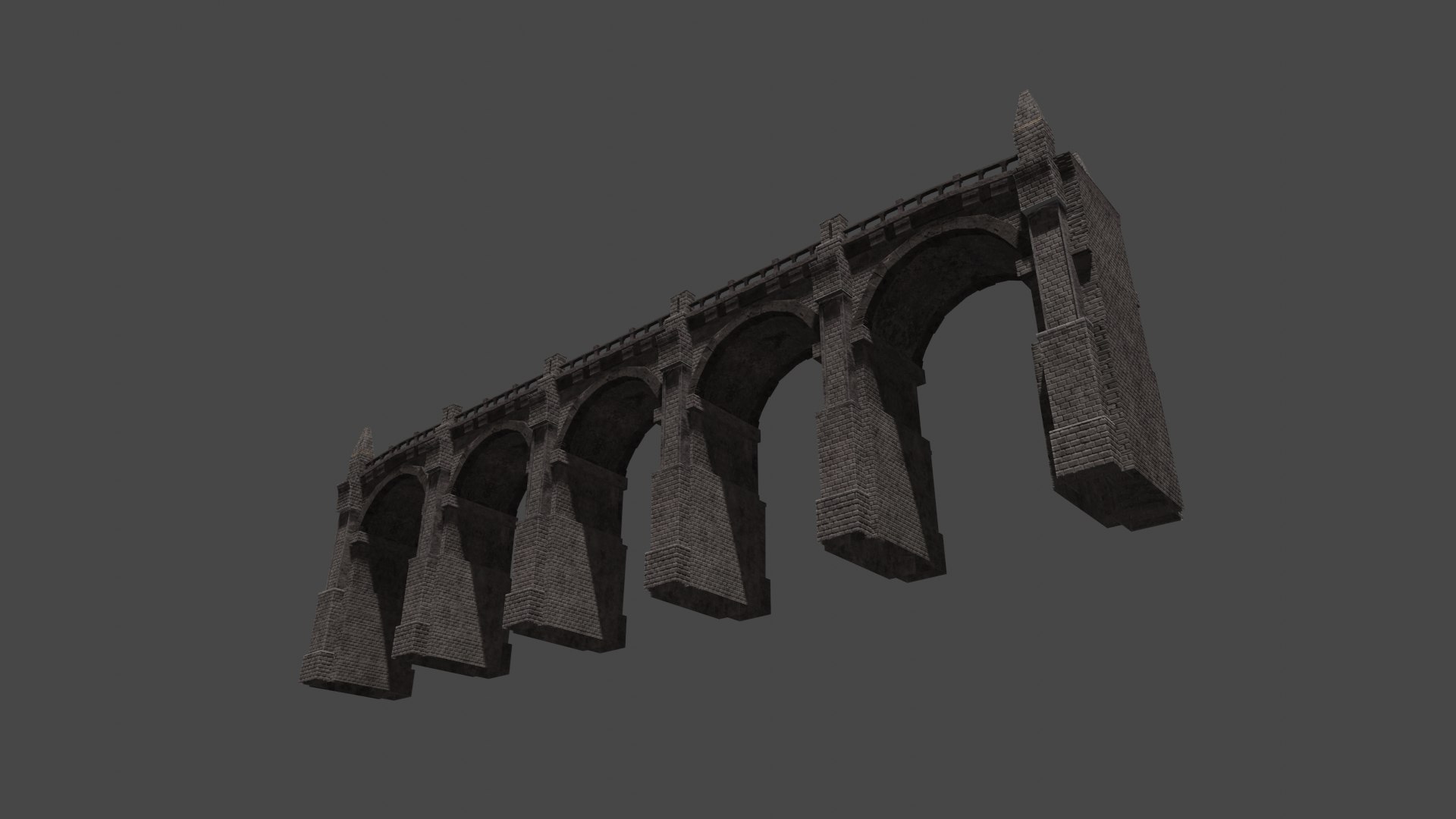 Modular Stone Bridge 3D model - TurboSquid 1817079