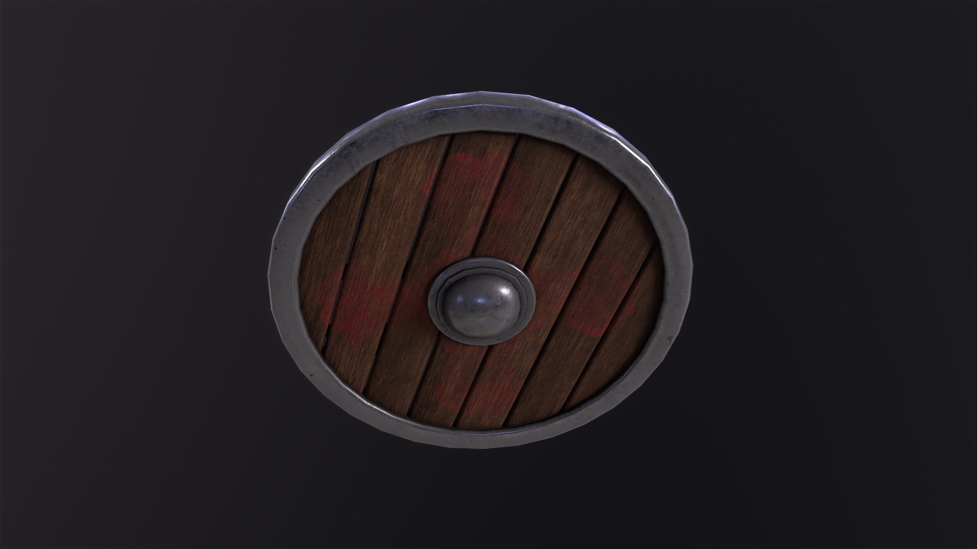 Wooden Shield Model - TurboSquid 2134261