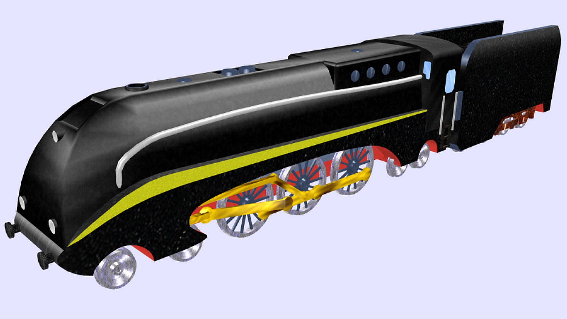 3D Corpet-louvet Sncf Class 232-r Model - TurboSquid 1707439