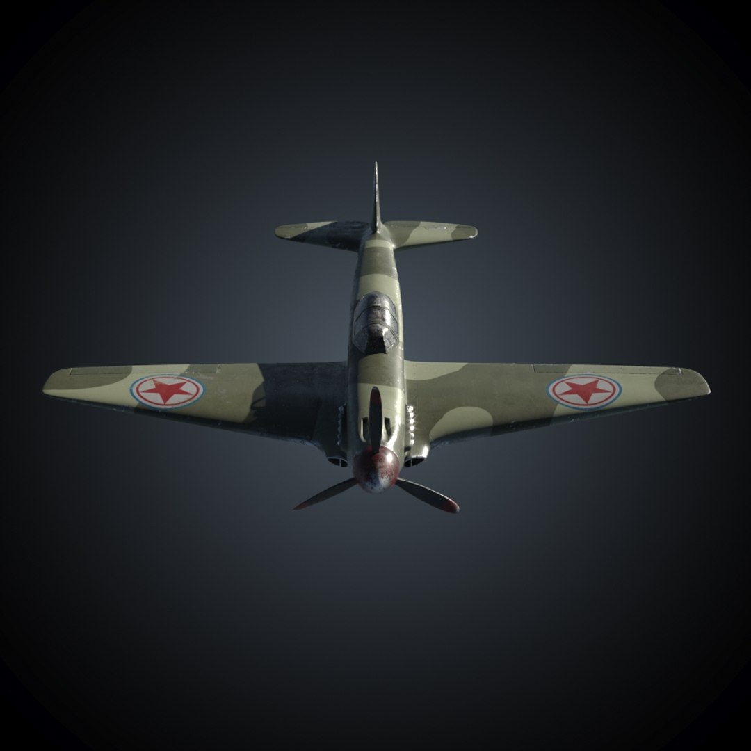 Yakovlev Yak-9 Fighter Plane Model - TurboSquid 1539242
