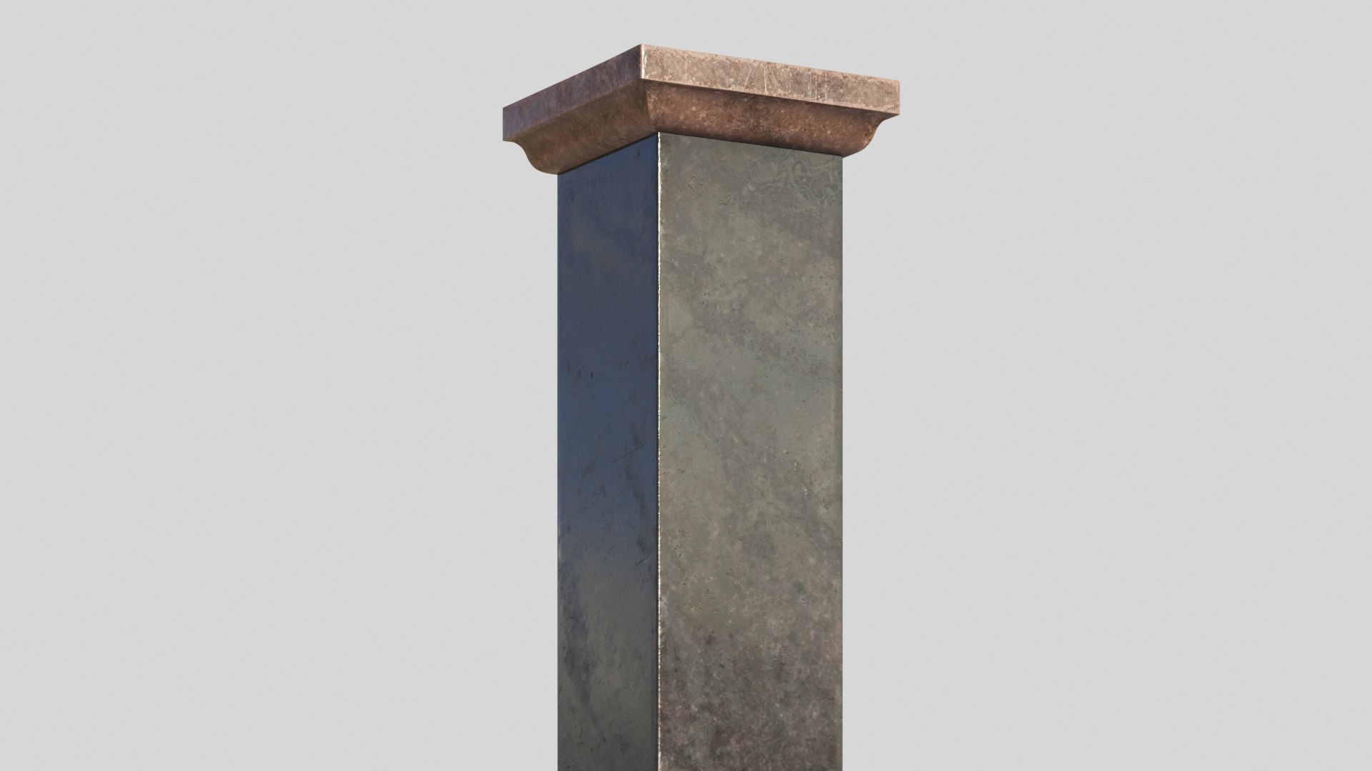 Black Marble Square Column 3D - TurboSquid 1802507