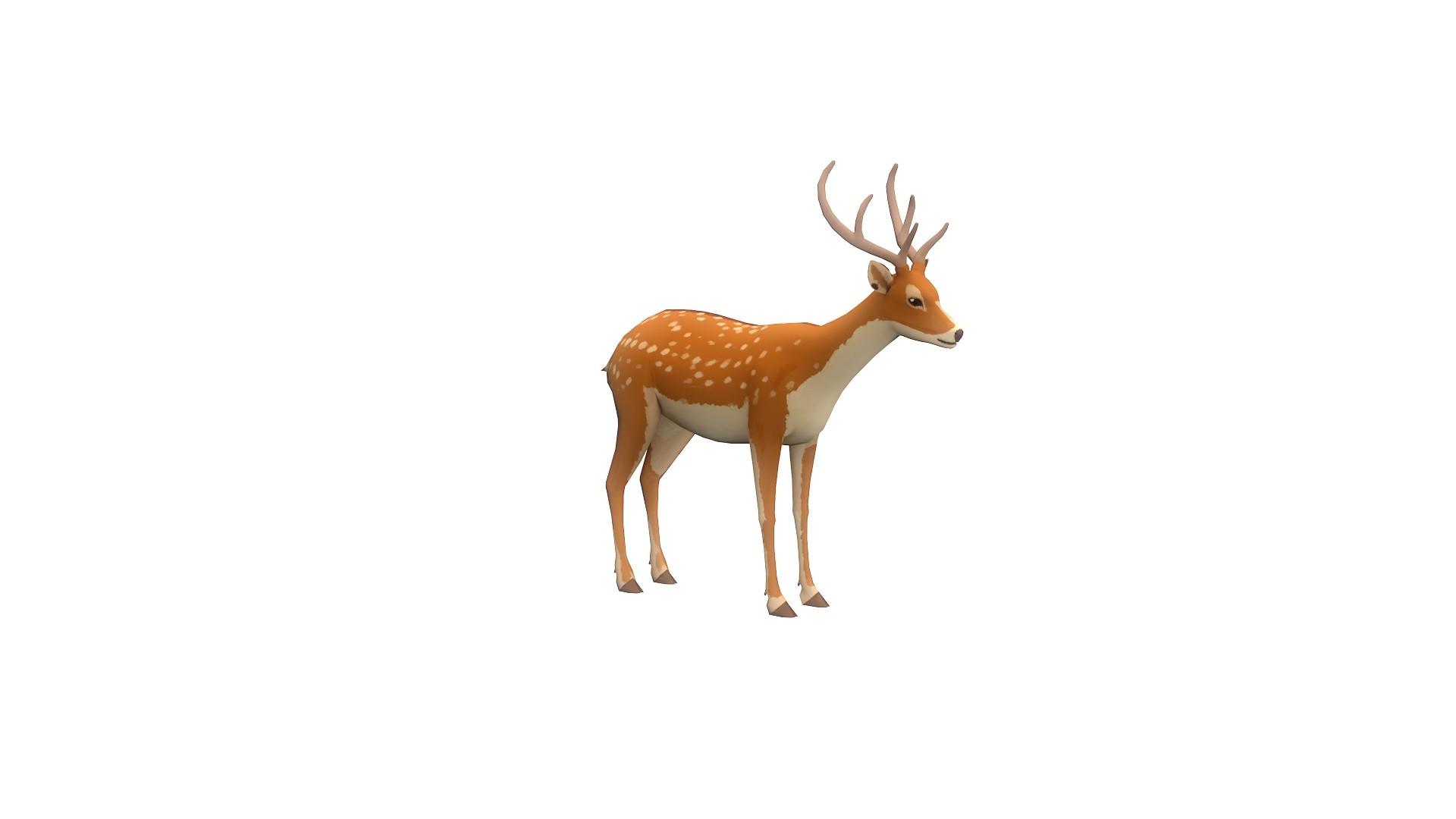 Cartoon Bambi Model - TurboSquid 2073395
