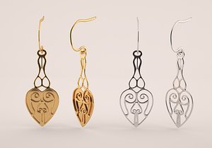 Free 3D Earrings Models - Available For Download On TurboSquid