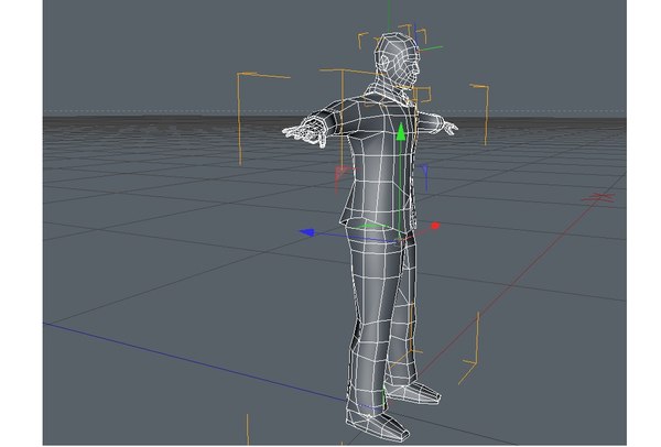 man male human obj