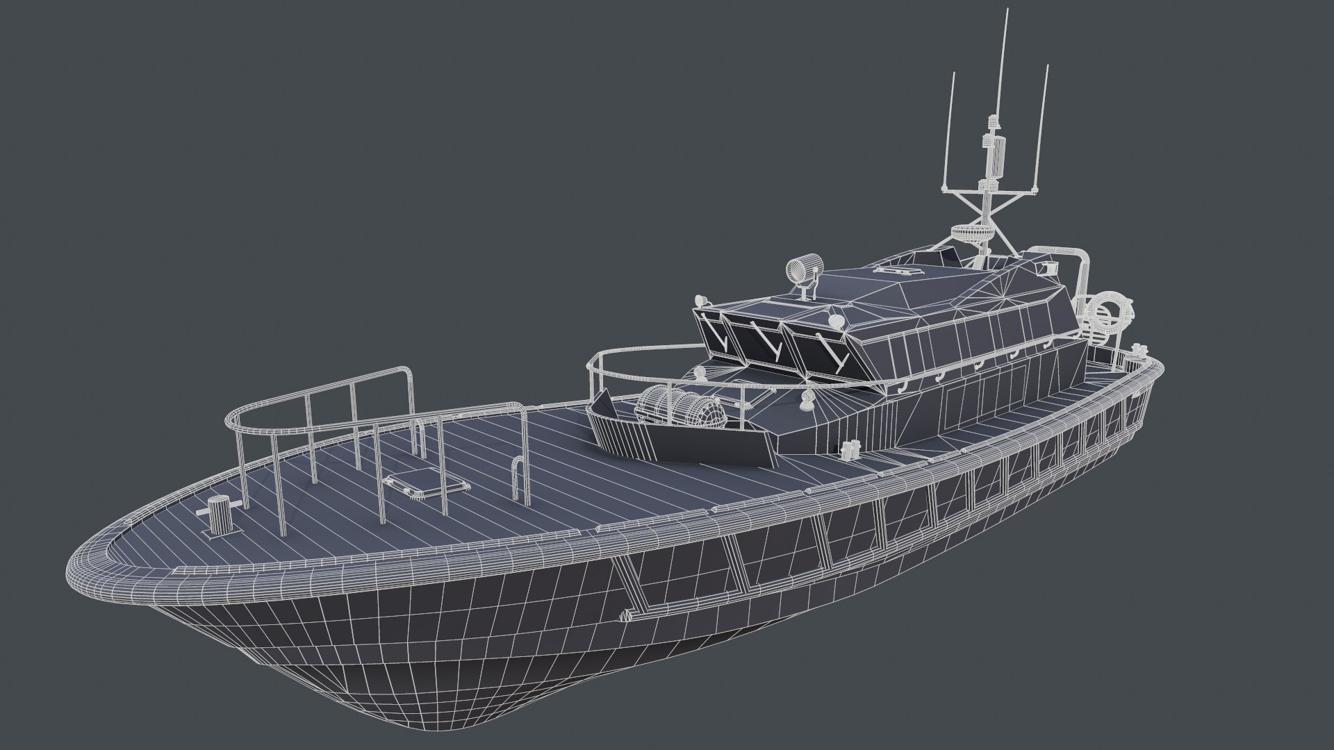 Pilot Boat Real-Time 3D Model - TurboSquid 2288842