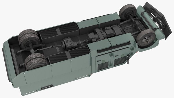 3D Armored Anti Riot Truck Green Rigged - TurboSquid 1971909
