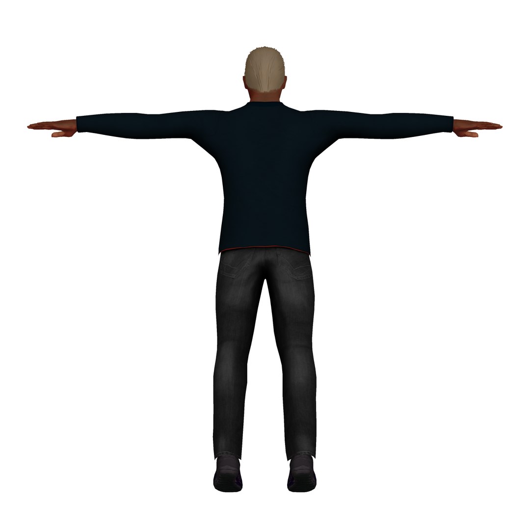 Adult Male Dark 3D - TurboSquid 1628516