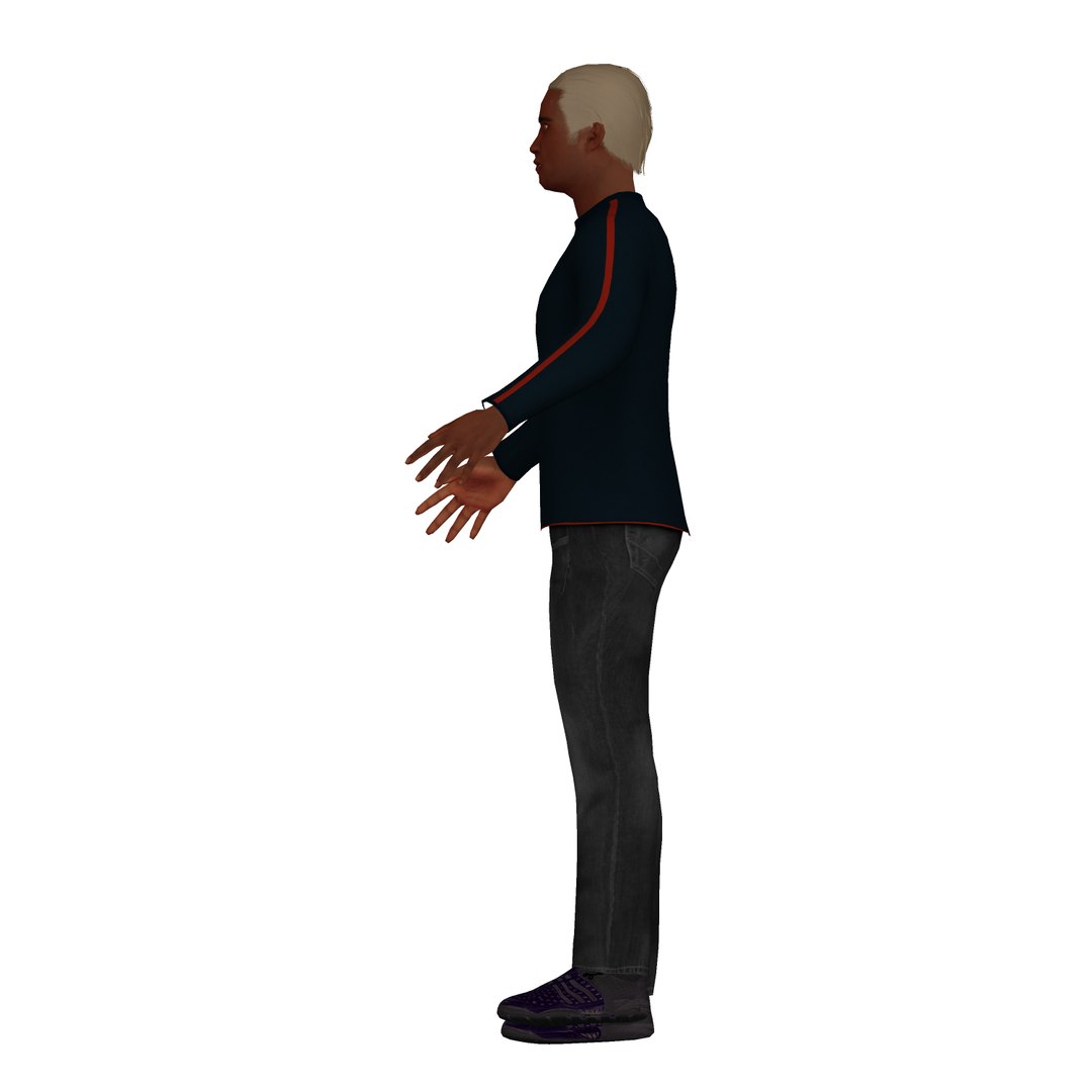 Adult Male Dark 3D - TurboSquid 1628516