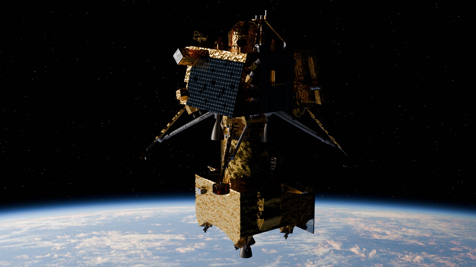 3D Chandrayaan 3 Lander Model - TurboSquid 2285256