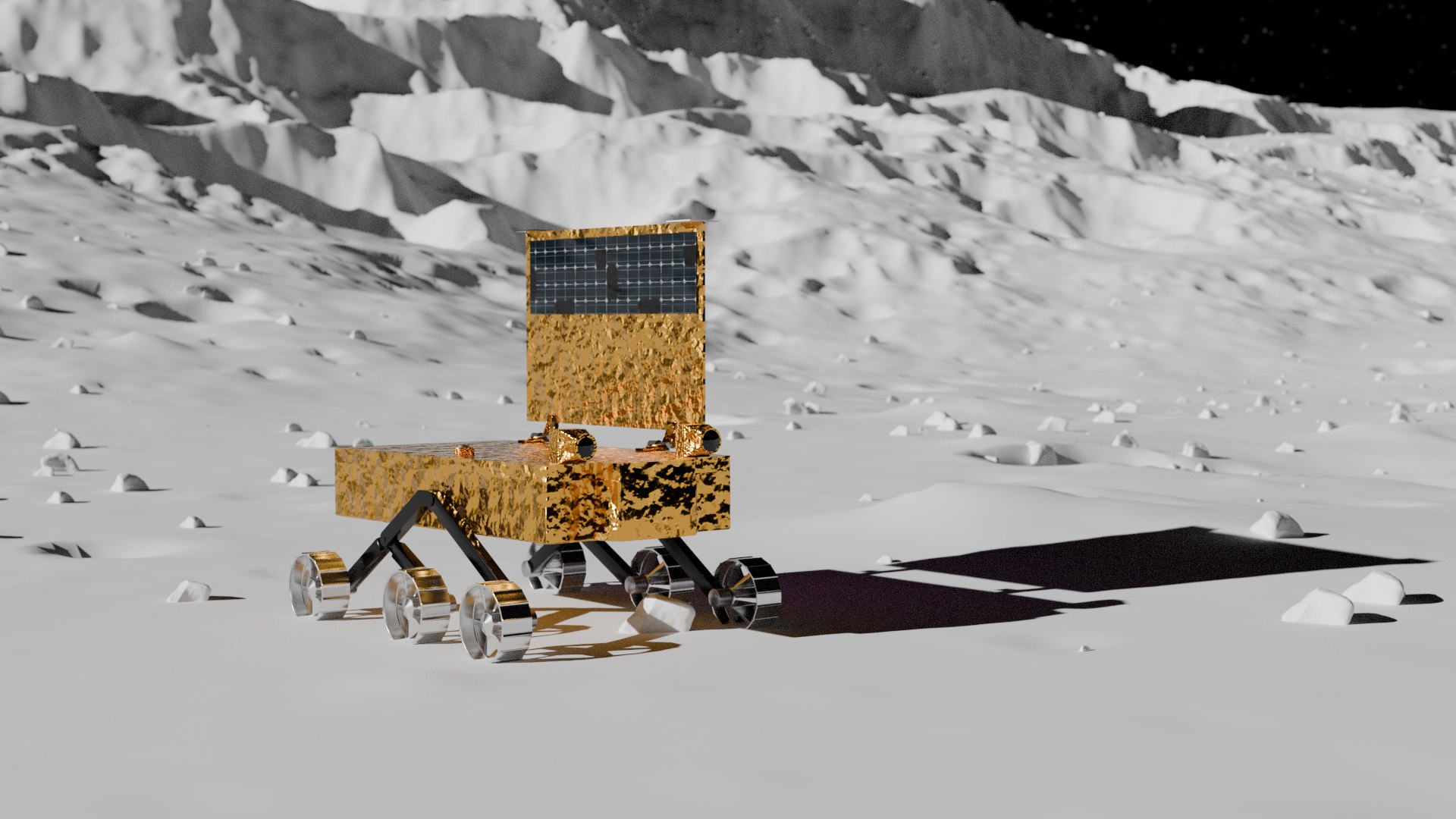 3D Chandrayaan 3 Lander Model - TurboSquid 2285256