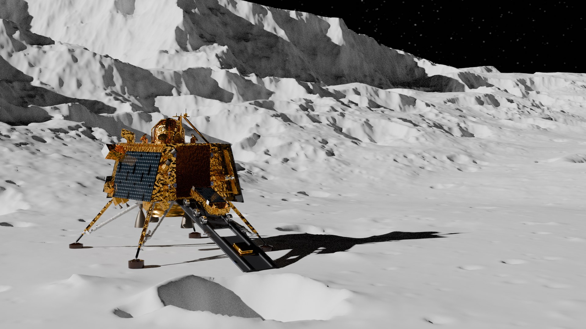 3D Chandrayaan 3 Lander Model - TurboSquid 2285256