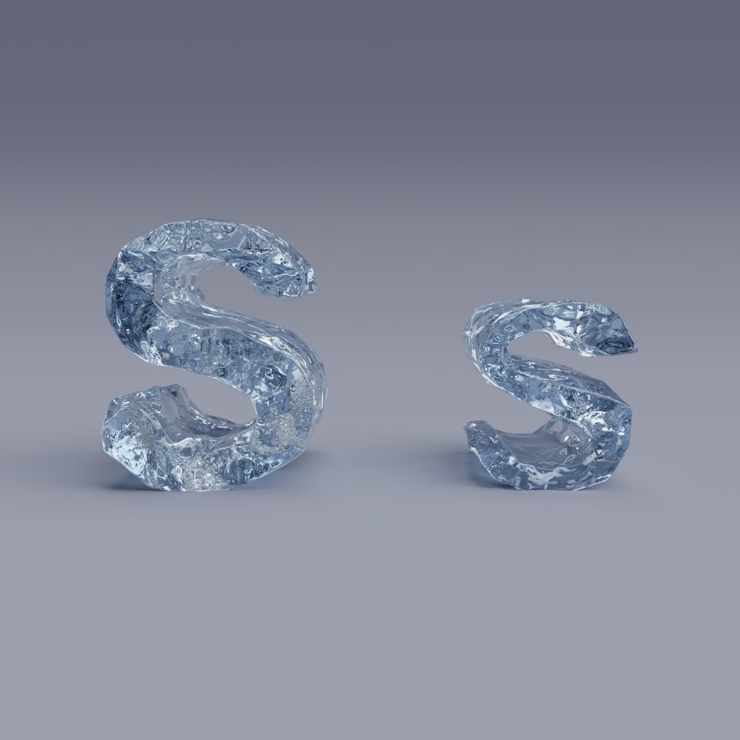 3D Model Letter S - TurboSquid 1383862