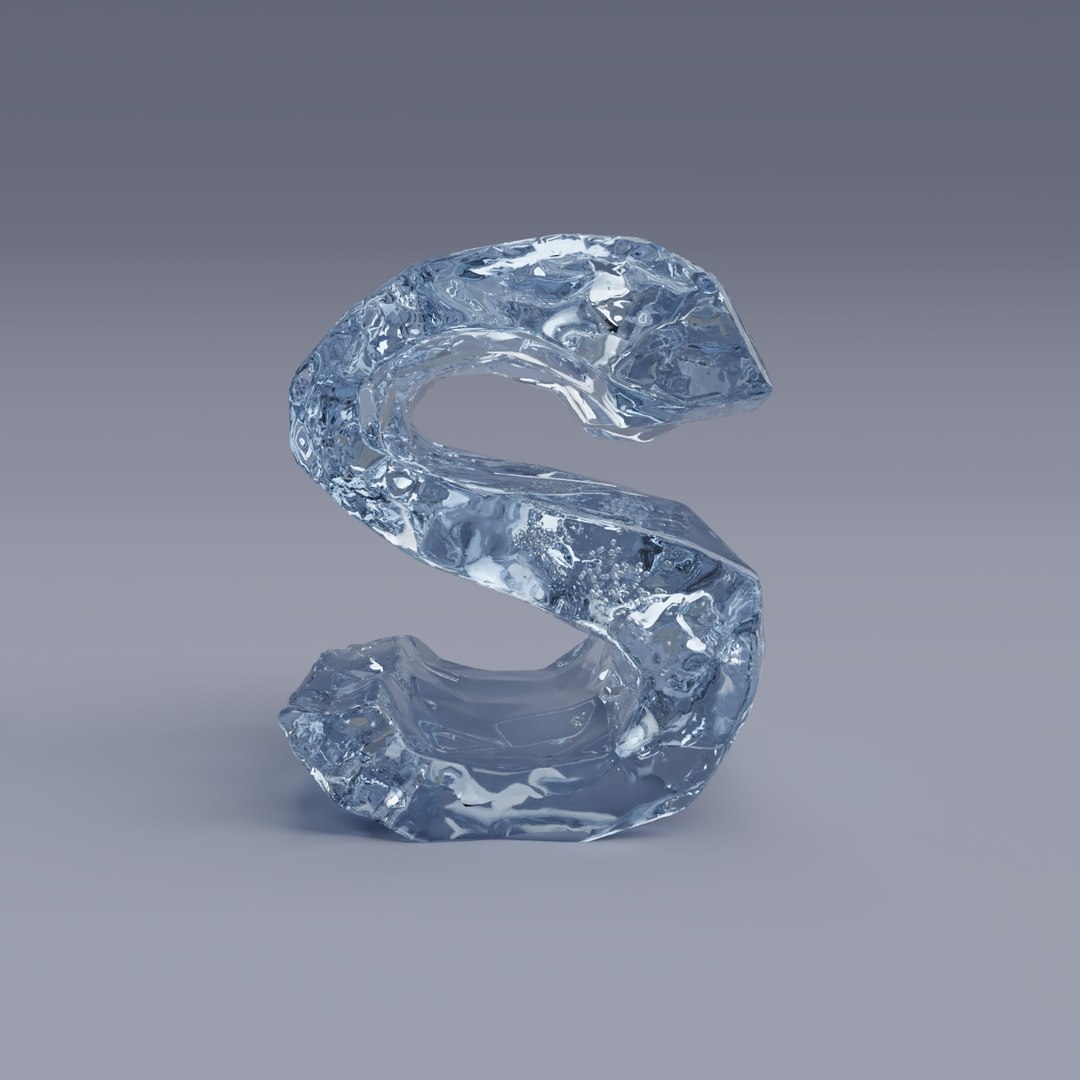3D Model Letter S - TurboSquid 1383862