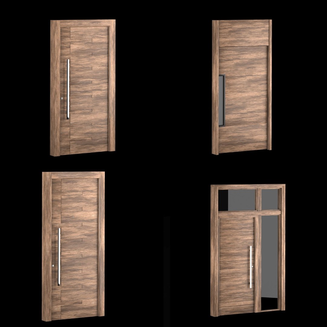 3D Exterior Large Doors - TurboSquid 1819569