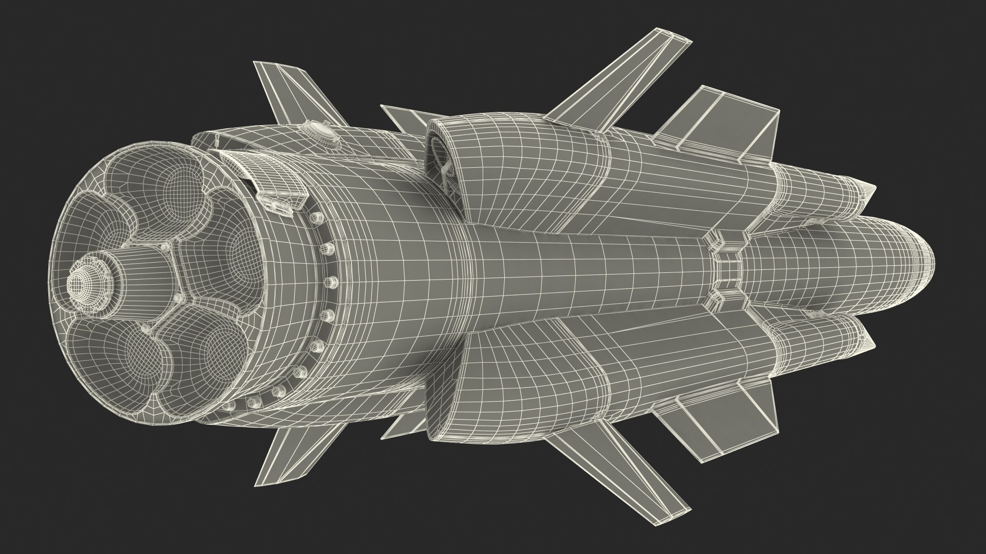 X-31PM Supersonic Missile 3D - TurboSquid 1912042