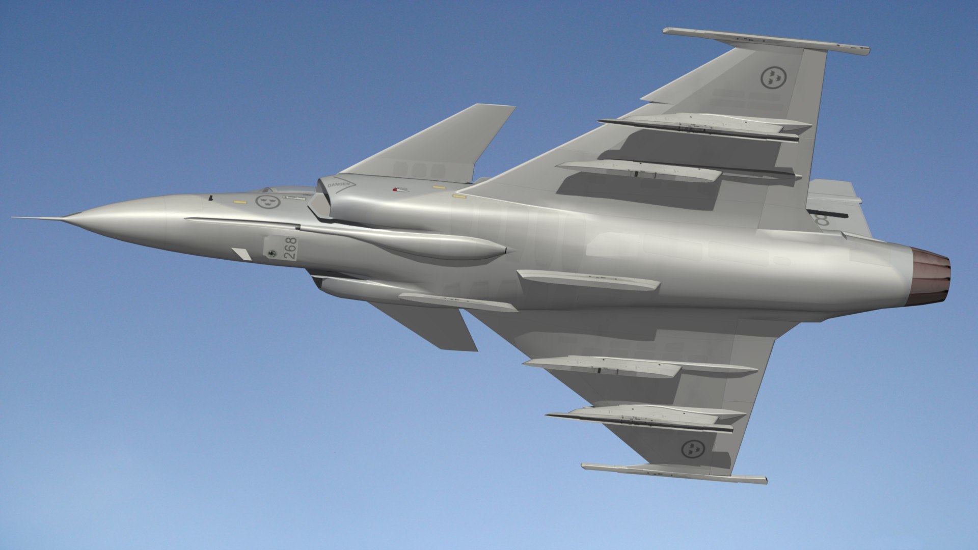 Saab JAS 39 Gripen 3D - TurboSquid 1761167