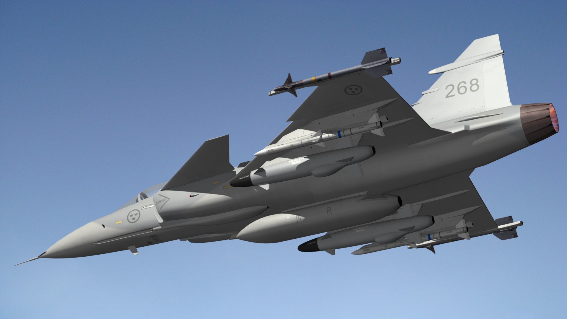 Saab JAS 39 Gripen 3D - TurboSquid 1761167