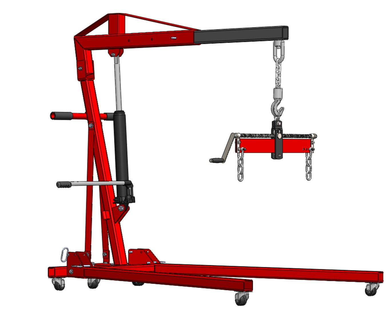 JACK ENGINE CRANE HOIST LIFTING LEVELER BALANCER STABILIZER LOAD Model ...