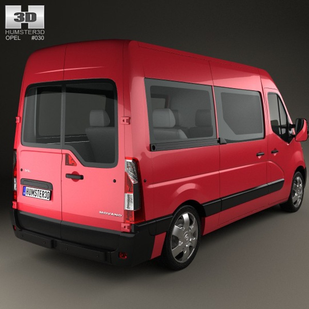 van 2010 movano 3d model