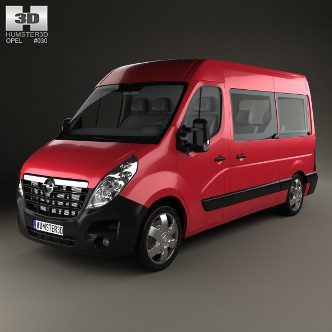 van 2010 movano 3d model