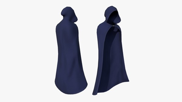 3D Medieval Cloak A05 Full Blue - Fantasy Character Design - TurboSquid ...