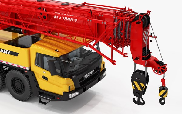Truck Crane SANY STC1000T6 3D model - TurboSquid 2127430