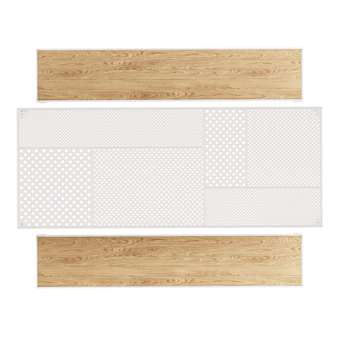 3D Model Areal Table And Wooden Bench By Nola Industrier - TurboSquid ...