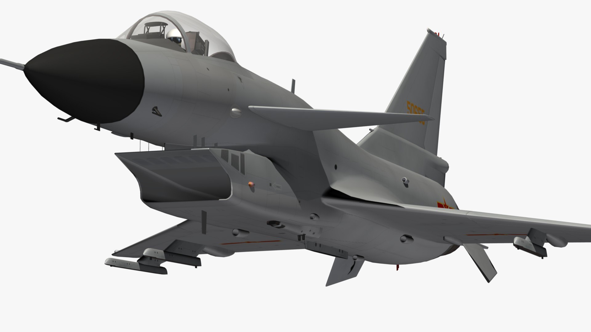 3D Chengdu J10 Model - TurboSquid 1358821