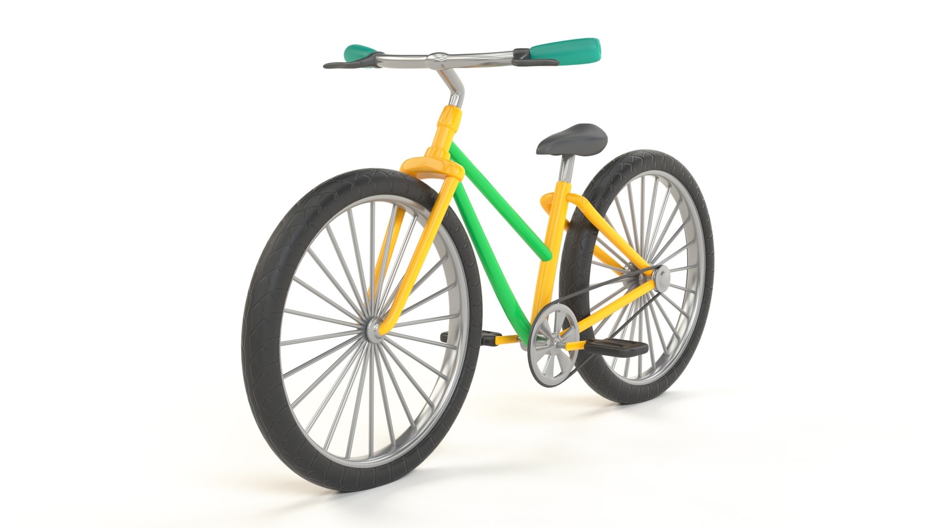 3D Bike Rigged - TurboSquid 1709485