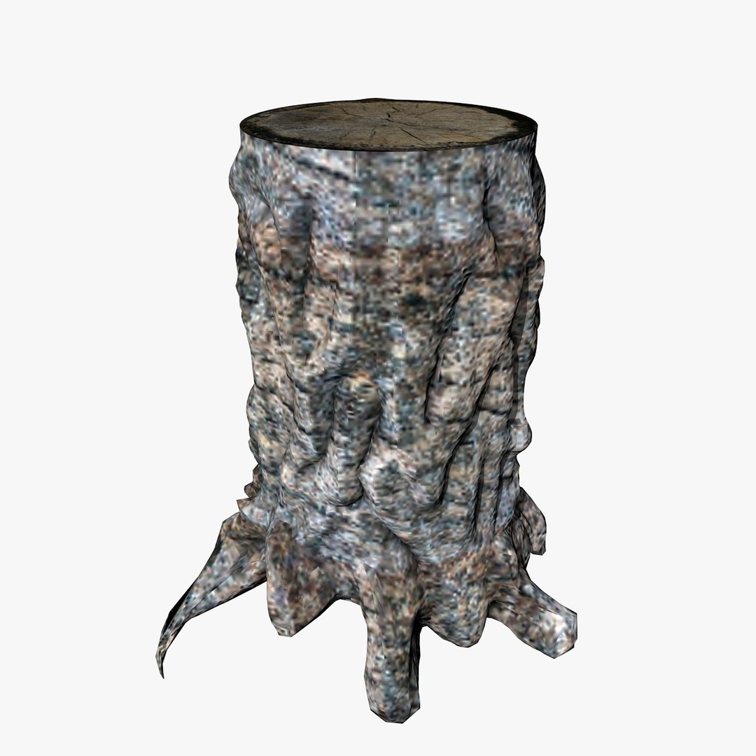 3d Tree Stump