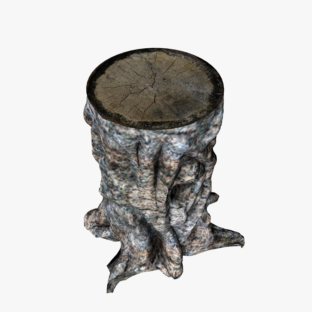 3d Tree Stump