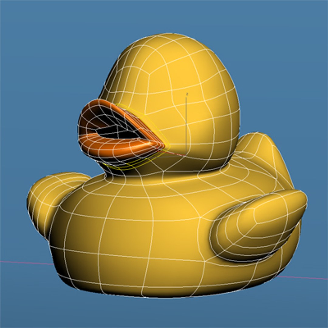 3d Model Yellow Rubber Duck