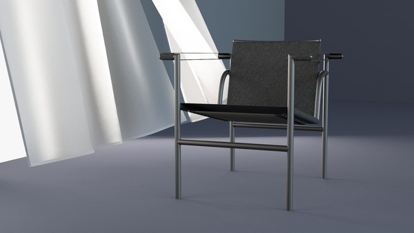 LC1 안락 의자 3D 모델 - TurboSquid 1712325