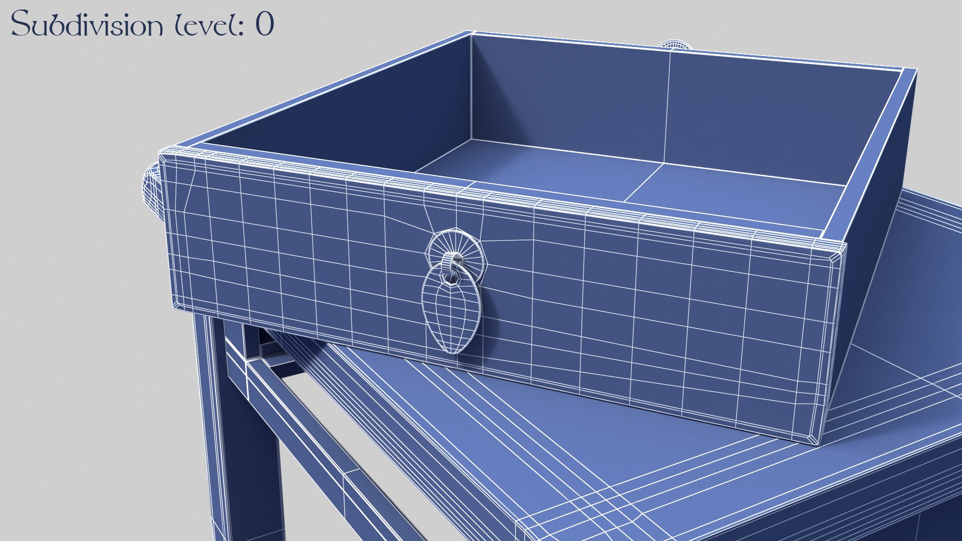 Bedside gold end 3D model - TurboSquid 1636620