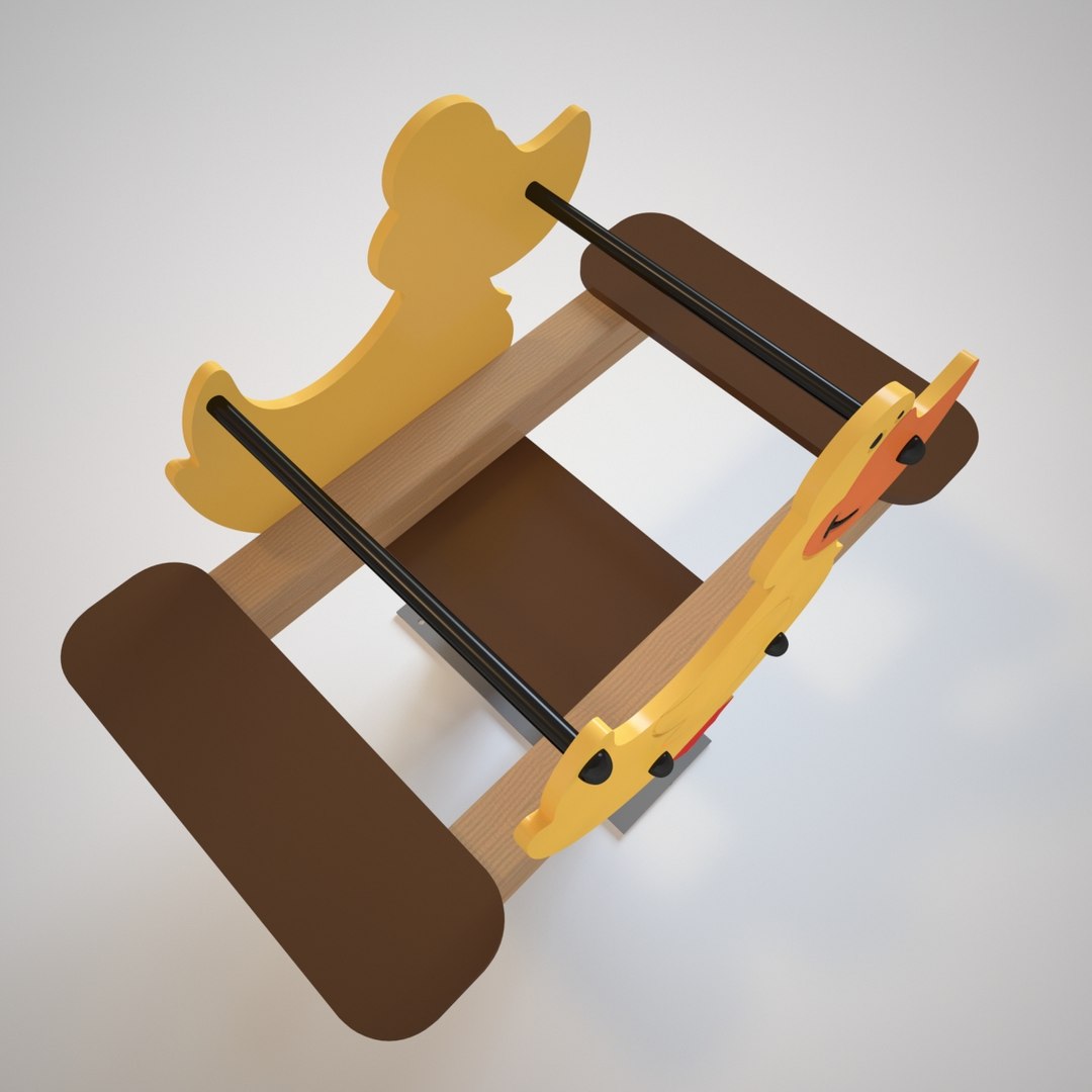 3D model playground spring duck - TurboSquid 1223888