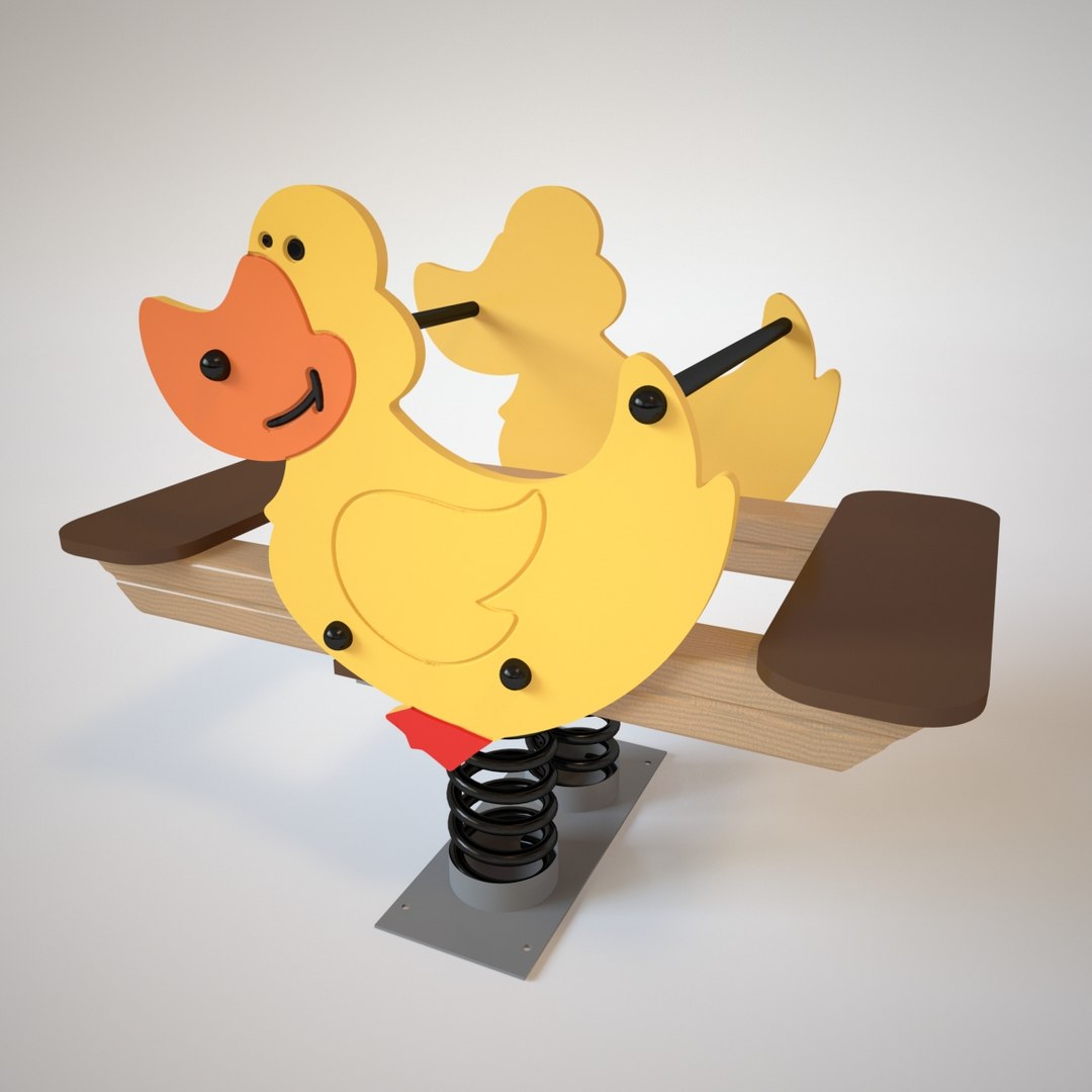 3D model playground spring duck - TurboSquid 1223888