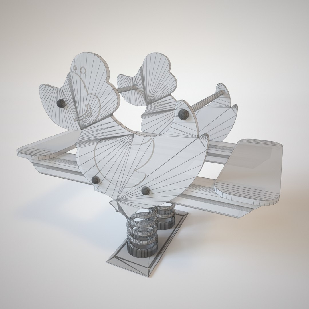 3D model playground spring duck - TurboSquid 1223888