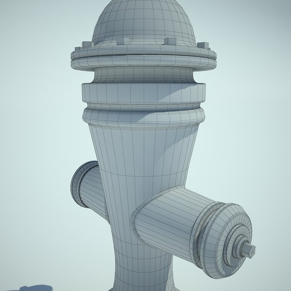 3d hydrant model