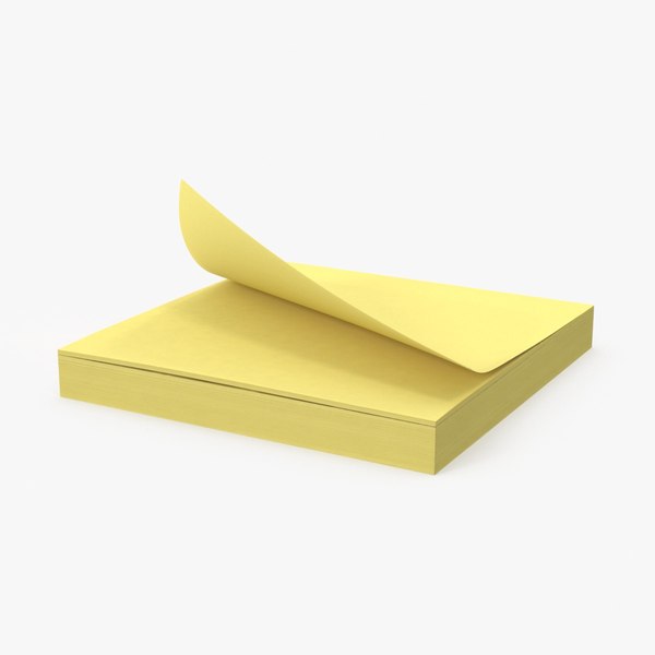 Post-It Note 3D Models for Download | TurboSquid