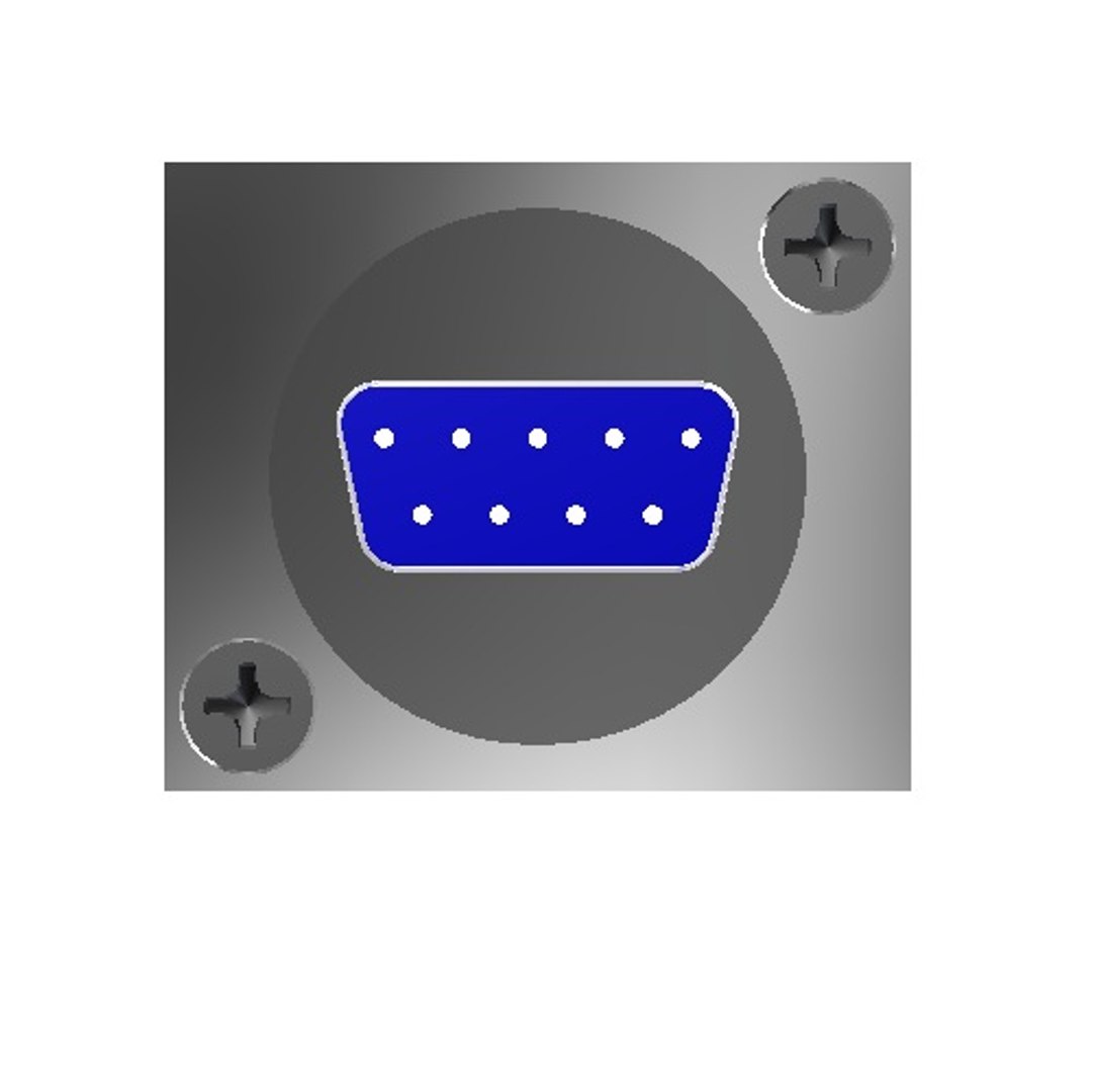 3d Ige Female Db9 Connector