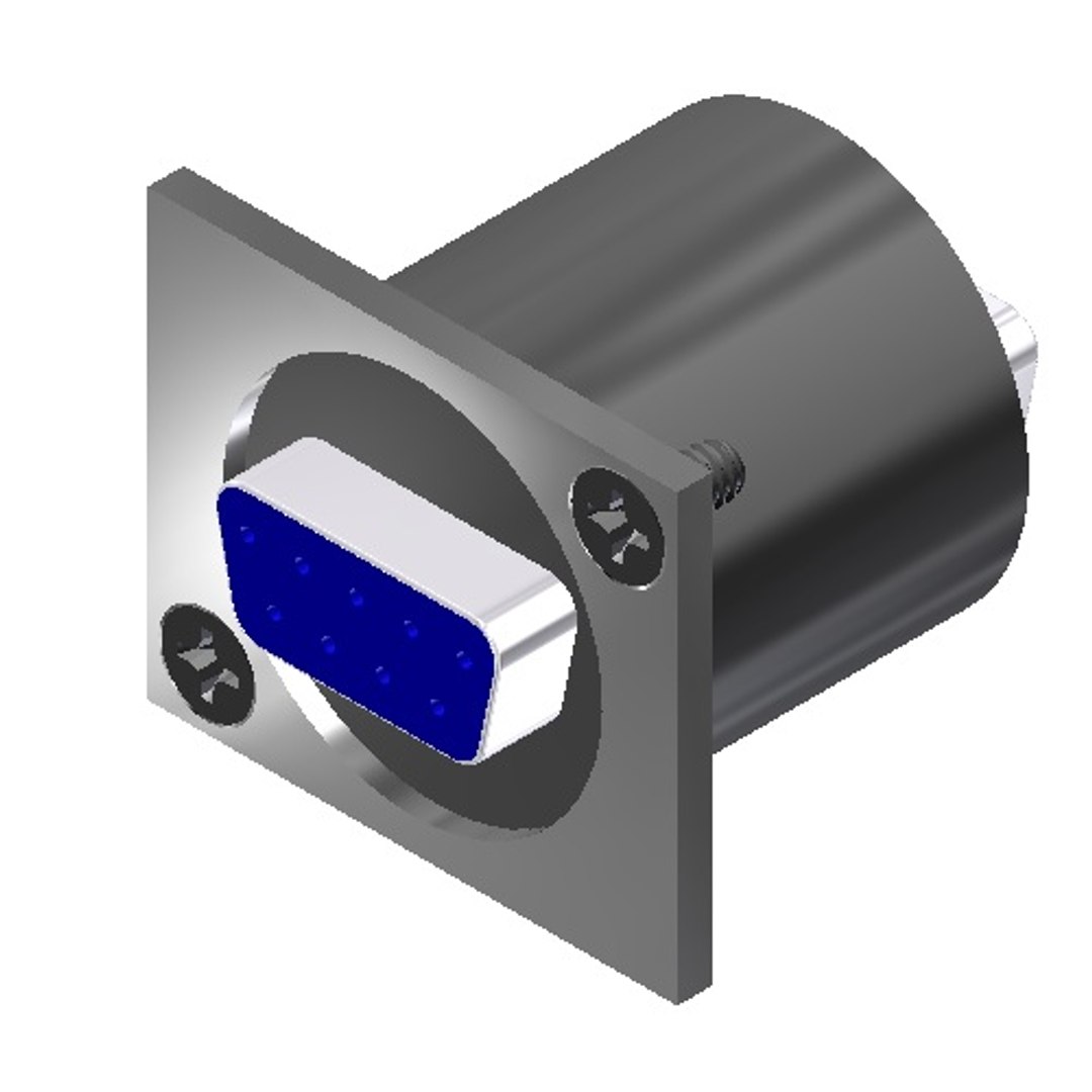 3d Ige Female Db9 Connector