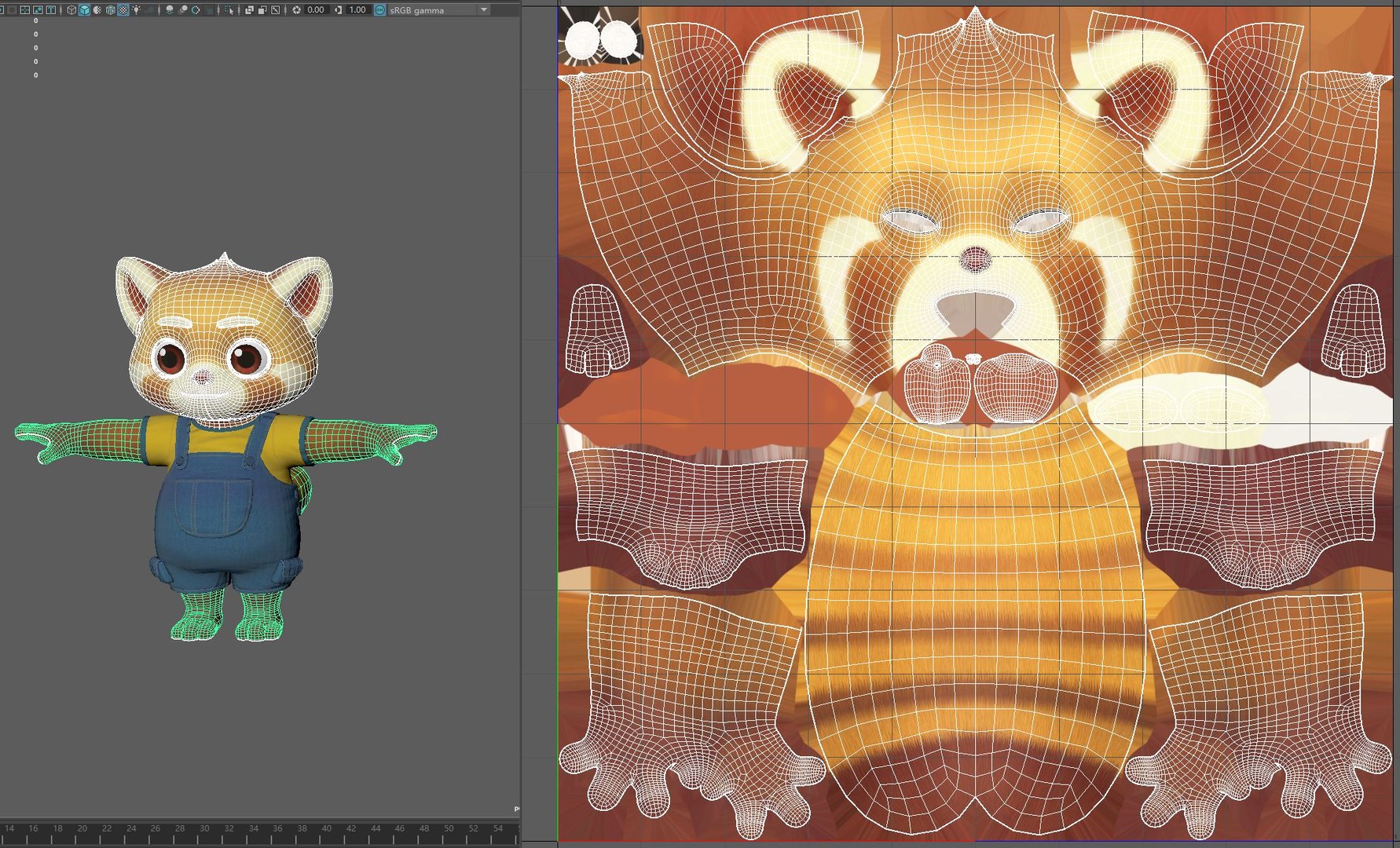 3D Cartoon Raccoon - TurboSquid 2141543