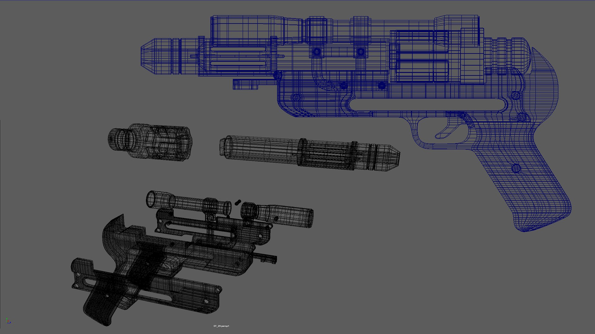 Starwars DT-29 Blaster 3D - TurboSquid 2329206