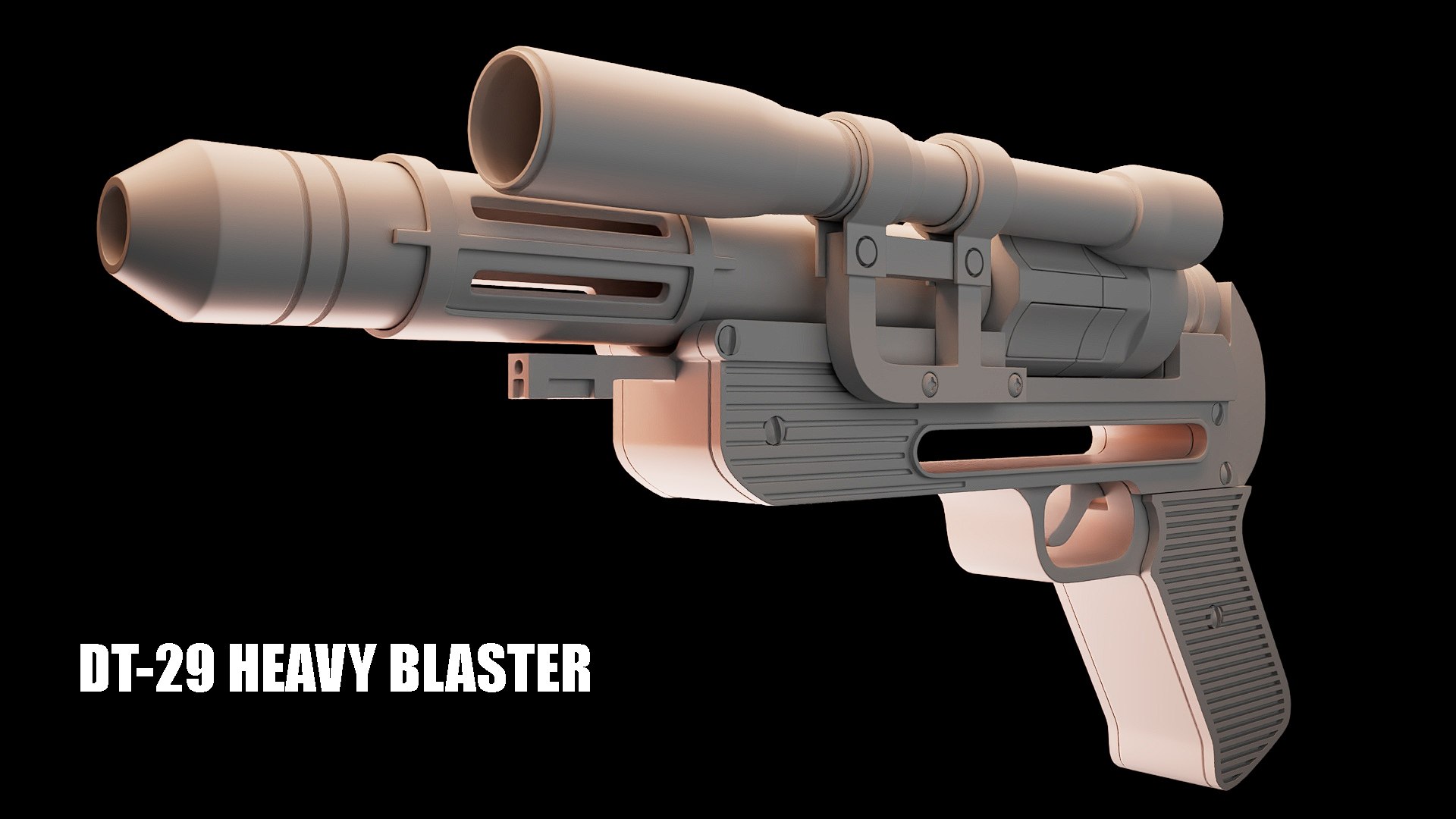 Starwars DT-29 Blaster 3D - TurboSquid 2329206