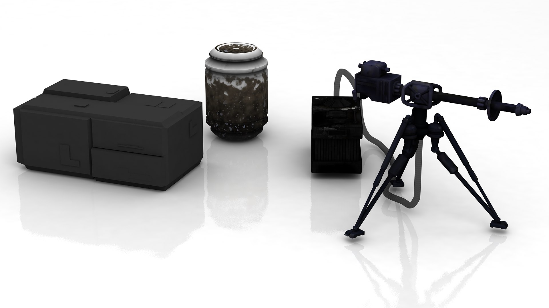 3D Model E-web Gun Heavy Repeating - TurboSquid 1643676