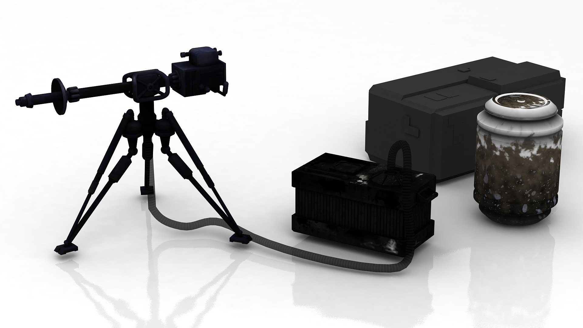 3D Model E-web Gun Heavy Repeating - TurboSquid 1643676