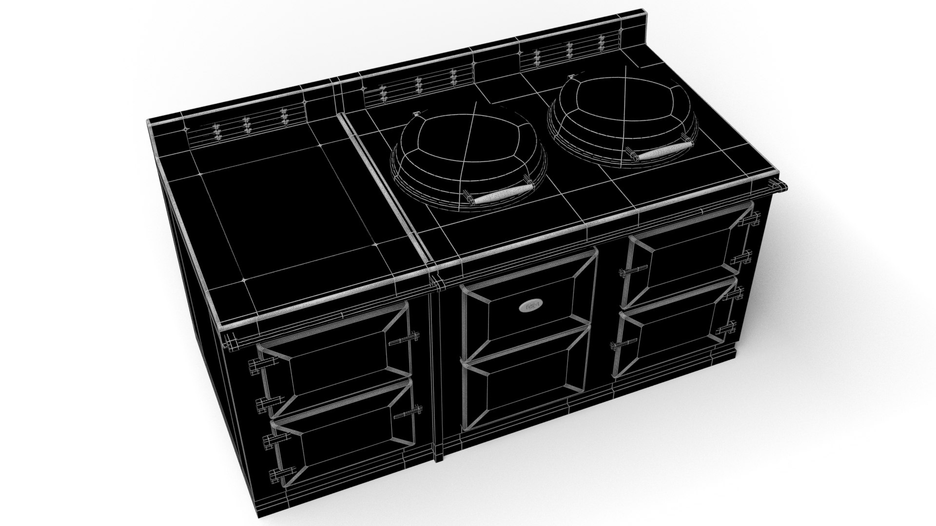 Aga Cooker 3d Model