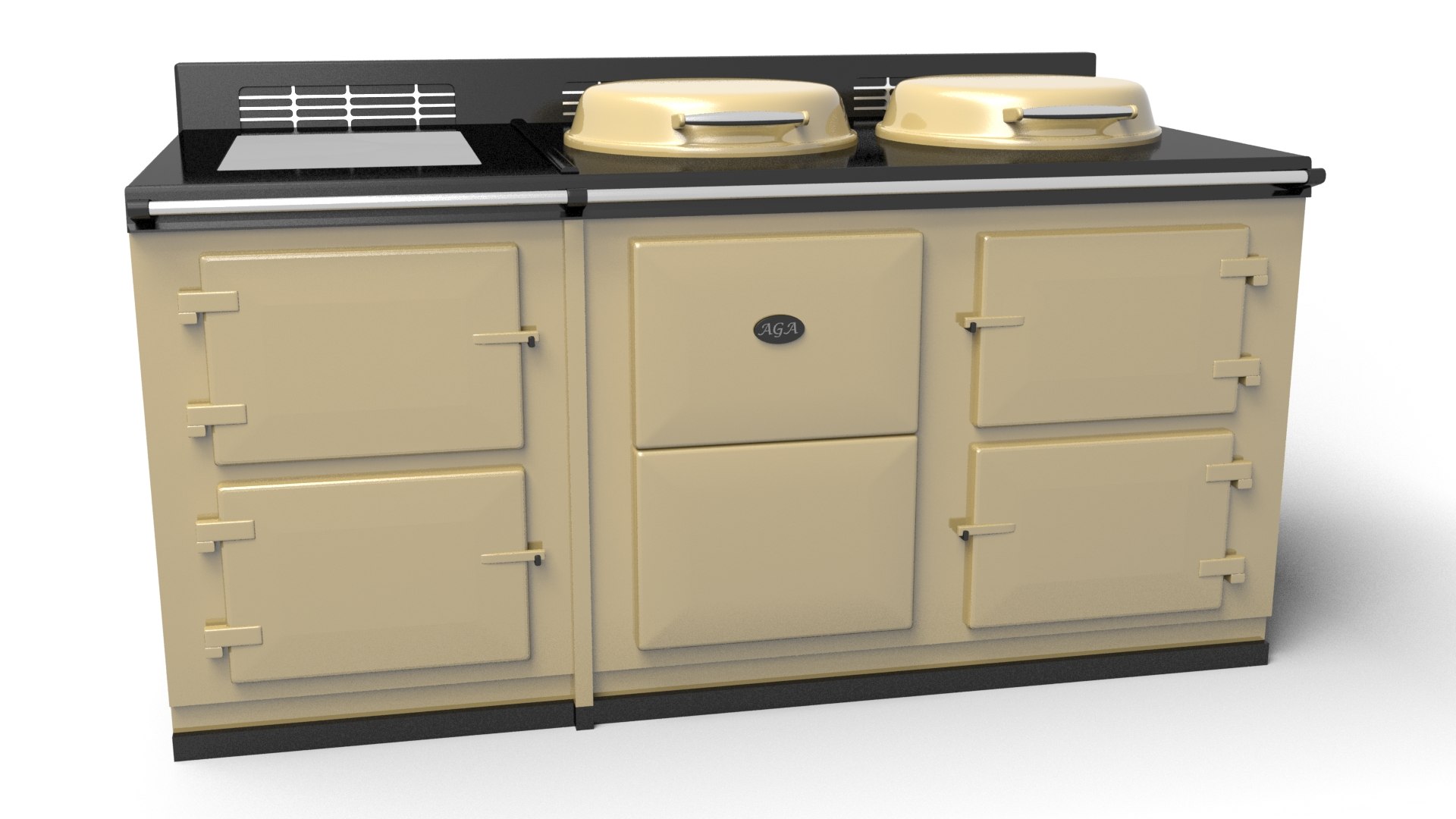 Aga Cooker 3d Model